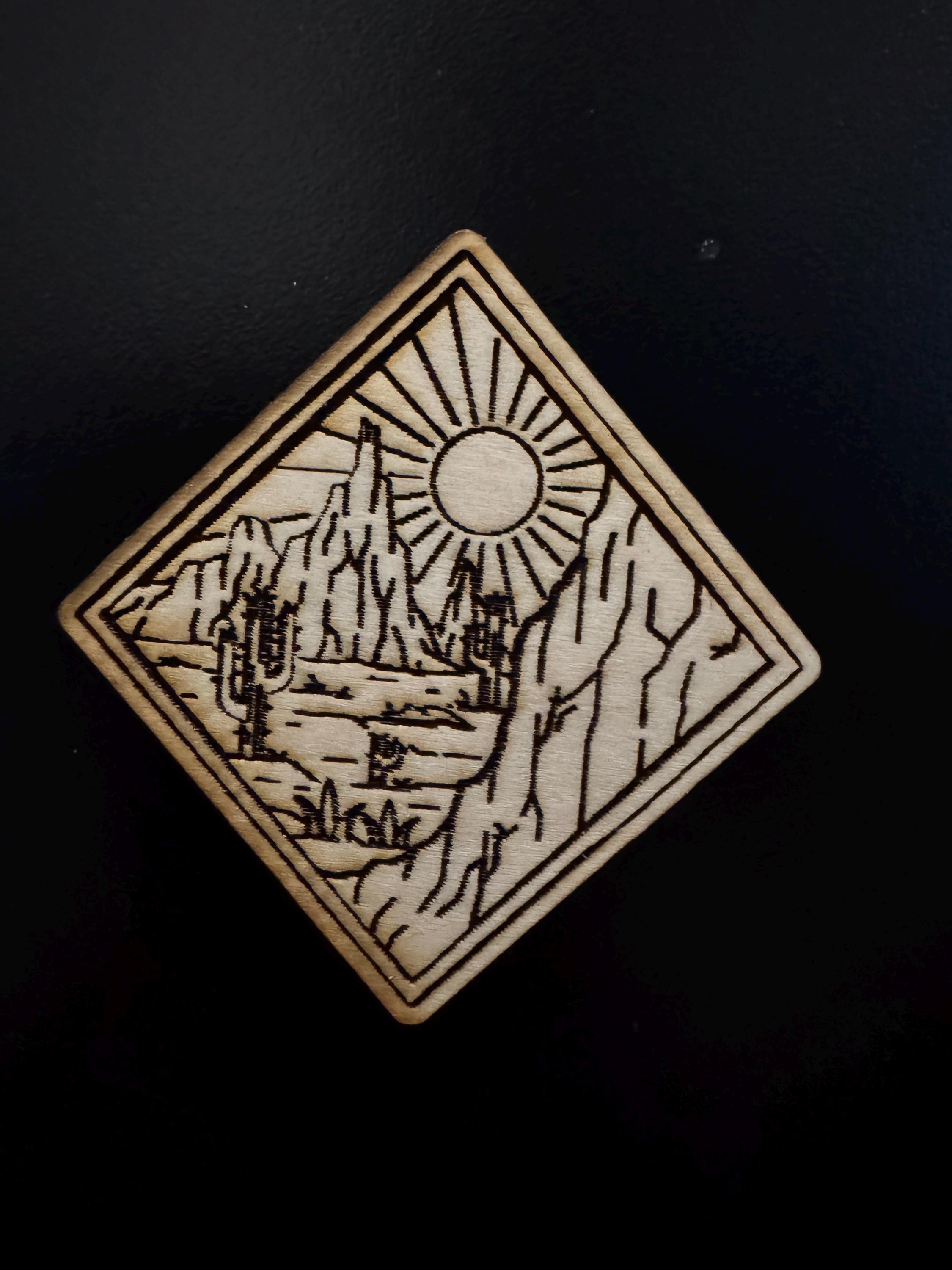 National Park Wooden Laser Cut Magnets - Etsy