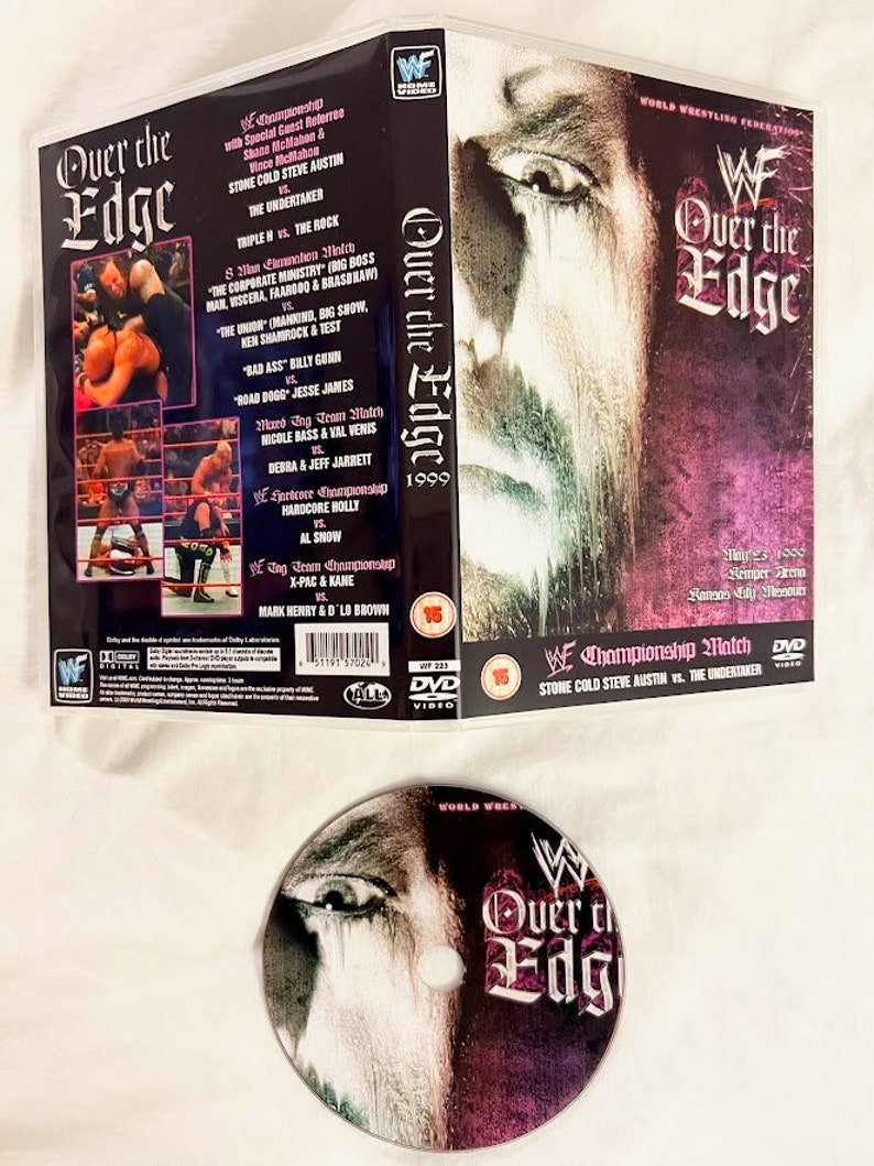WWF 1999 OVER the EDGE 2 Dvd & Case - Etsy