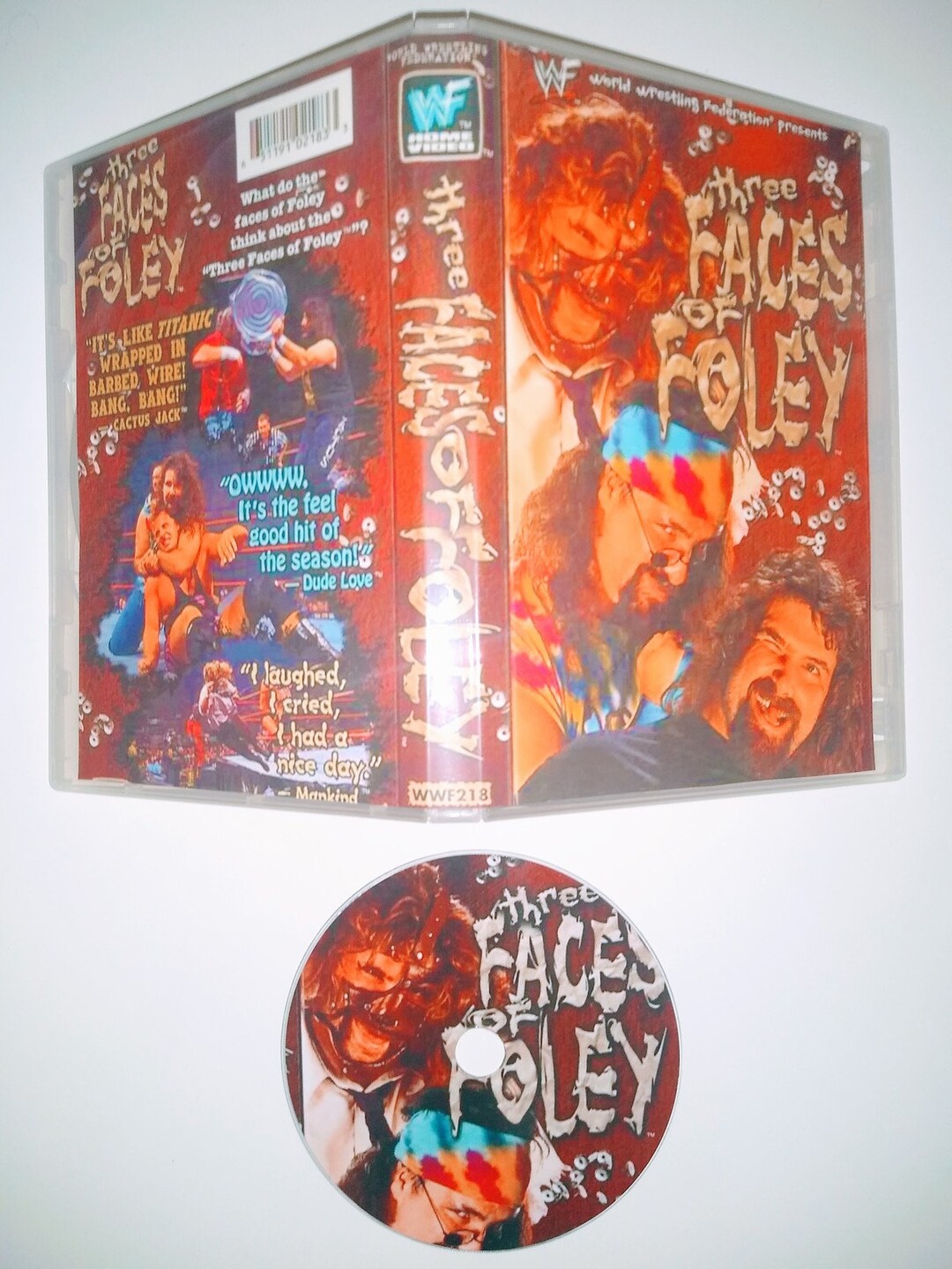 WWF 1998 MANKIND 1 DVD & Case - Etsy