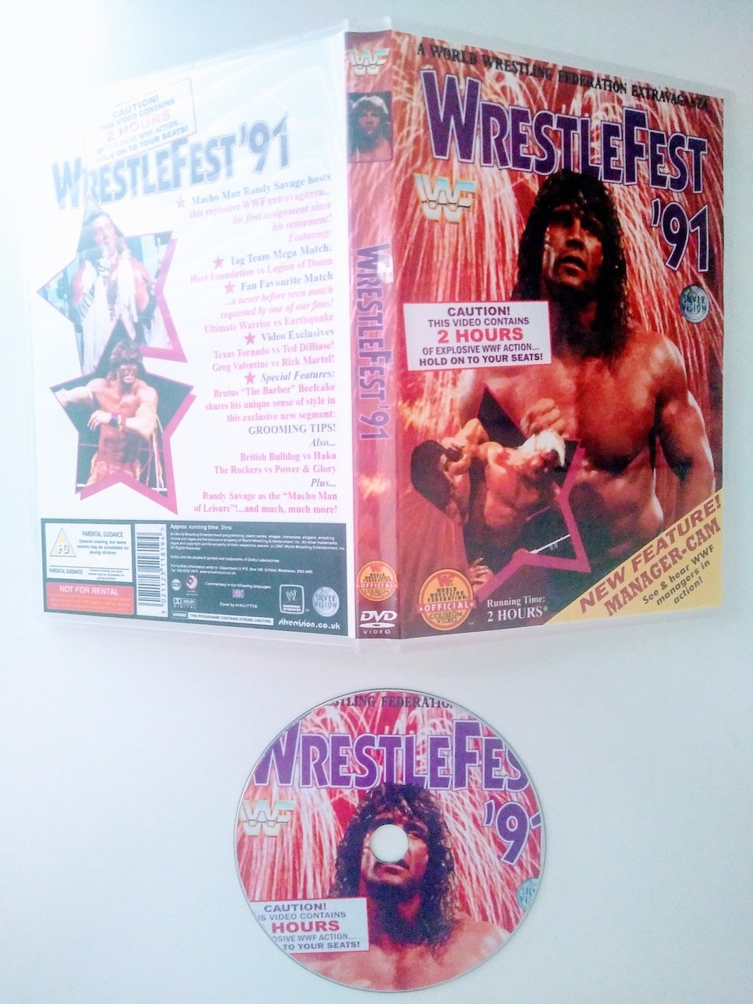 WWF 1991 WRESTLEFEST 3 DVD & Case - Etsy