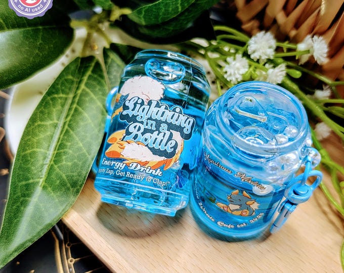 Monster Hunter - Lightning in a Bottle (zinogre) Liquid Soda Charm - Etsy