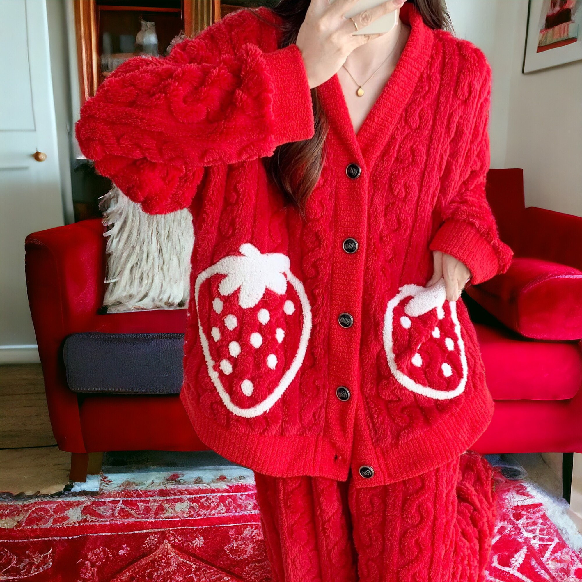 Womens Fluffy Pyjamas Cute Pyjama Cute Pyjama Stripe Pyjama Teddy Bear ...