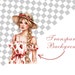 Watercolor Strawberry Clipart, Girl With Strawberry PNG, Strawberry ...