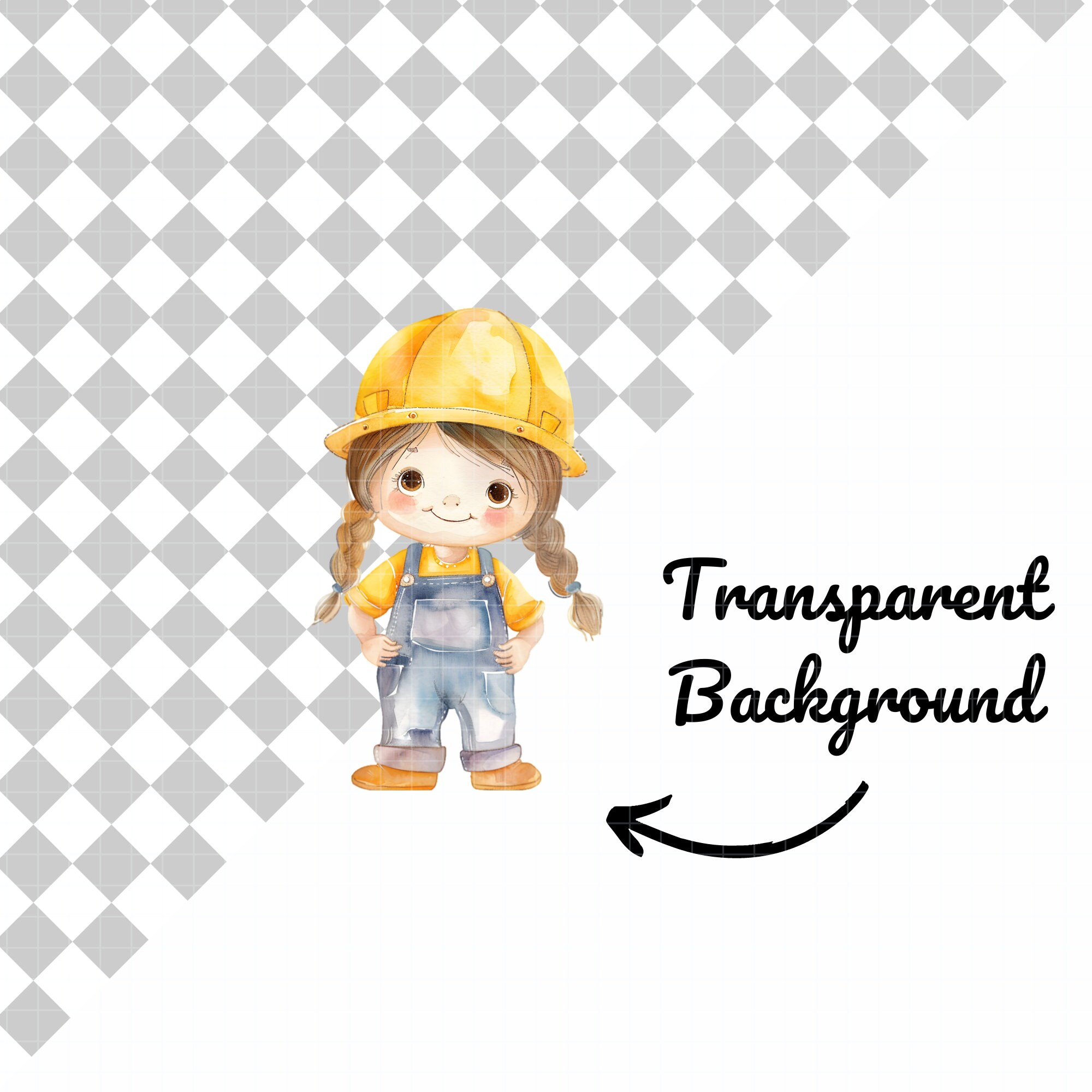 Cute Construction Clipart, Kids Excavator Bulldozer, Invitations ...