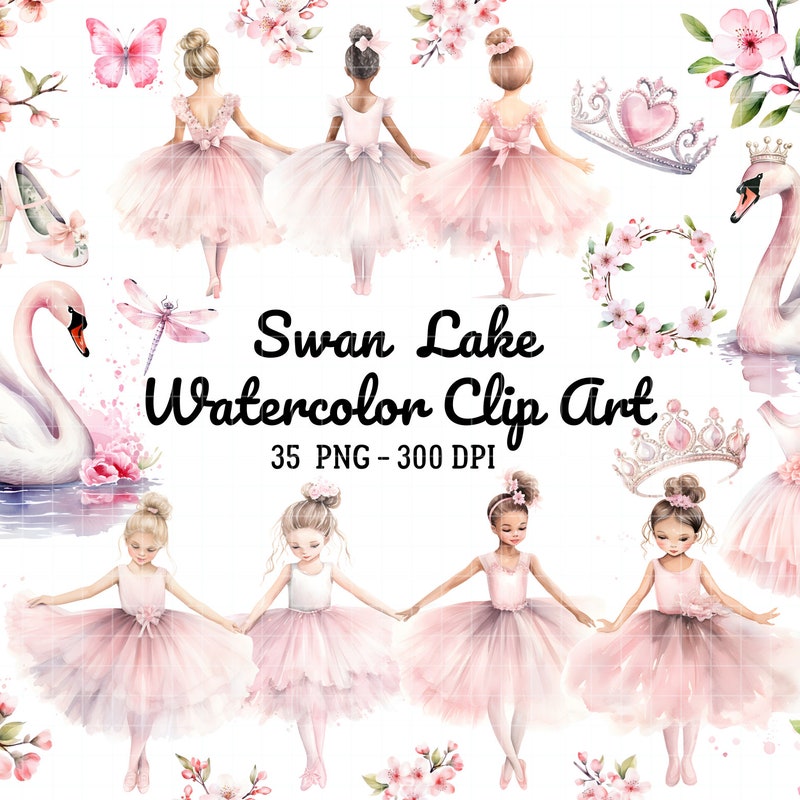 Ballerina Watercolor - Etsy