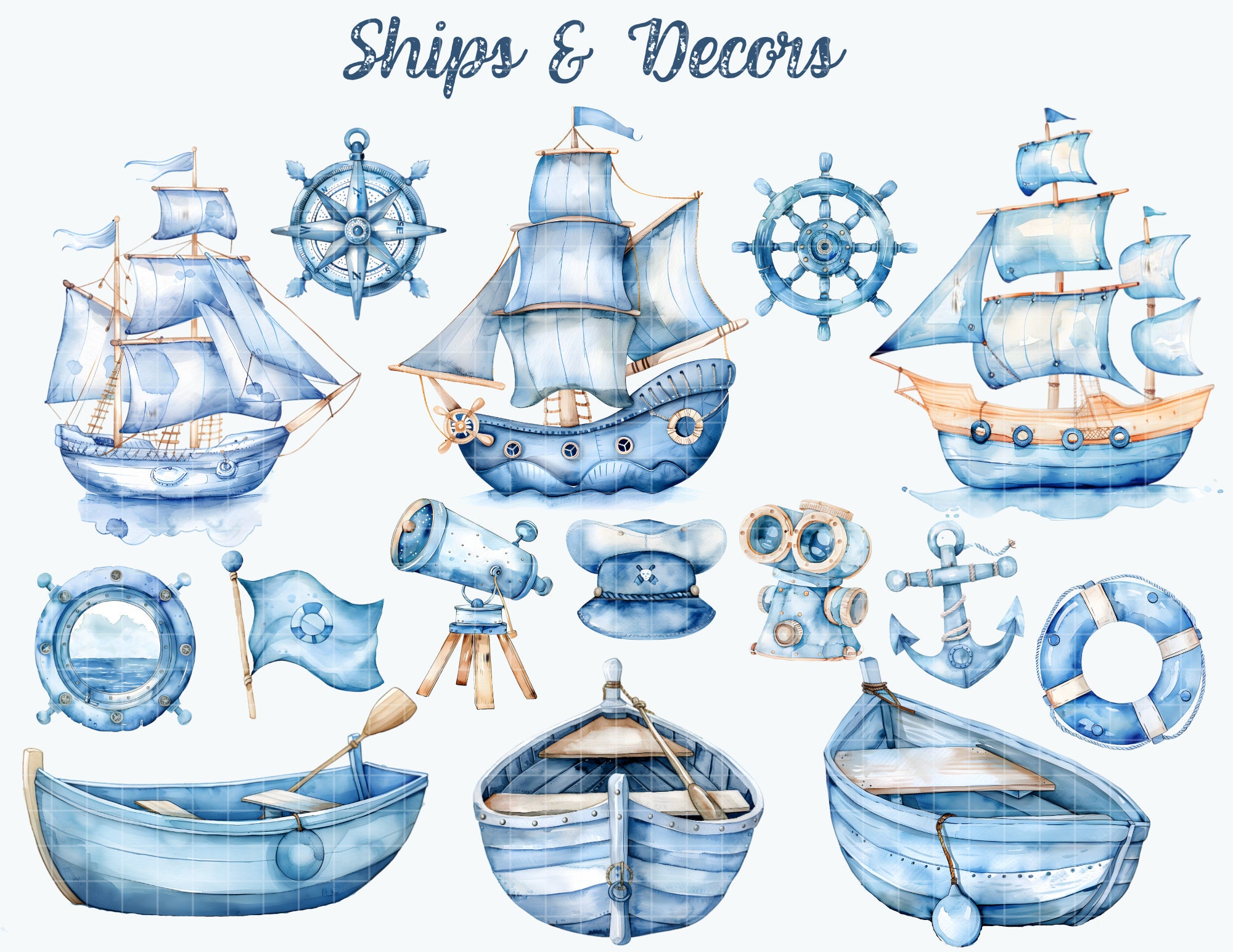 Cute Sailor Teddy Bear Clipart, Nautical Nursery Clipart, Under Sea PNG ...