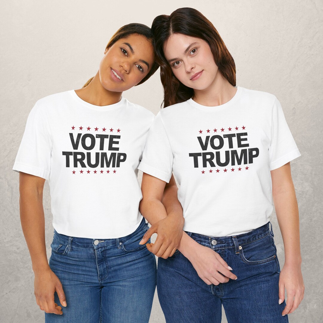 Vote Trump Tee - Bella Canvas Short Sleeve, Political Campaign Shirt ...