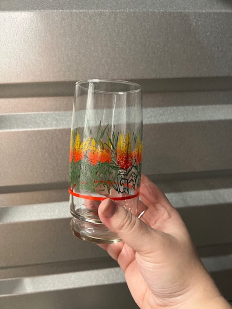 Vintage Glassware Set of 3 - Etsy