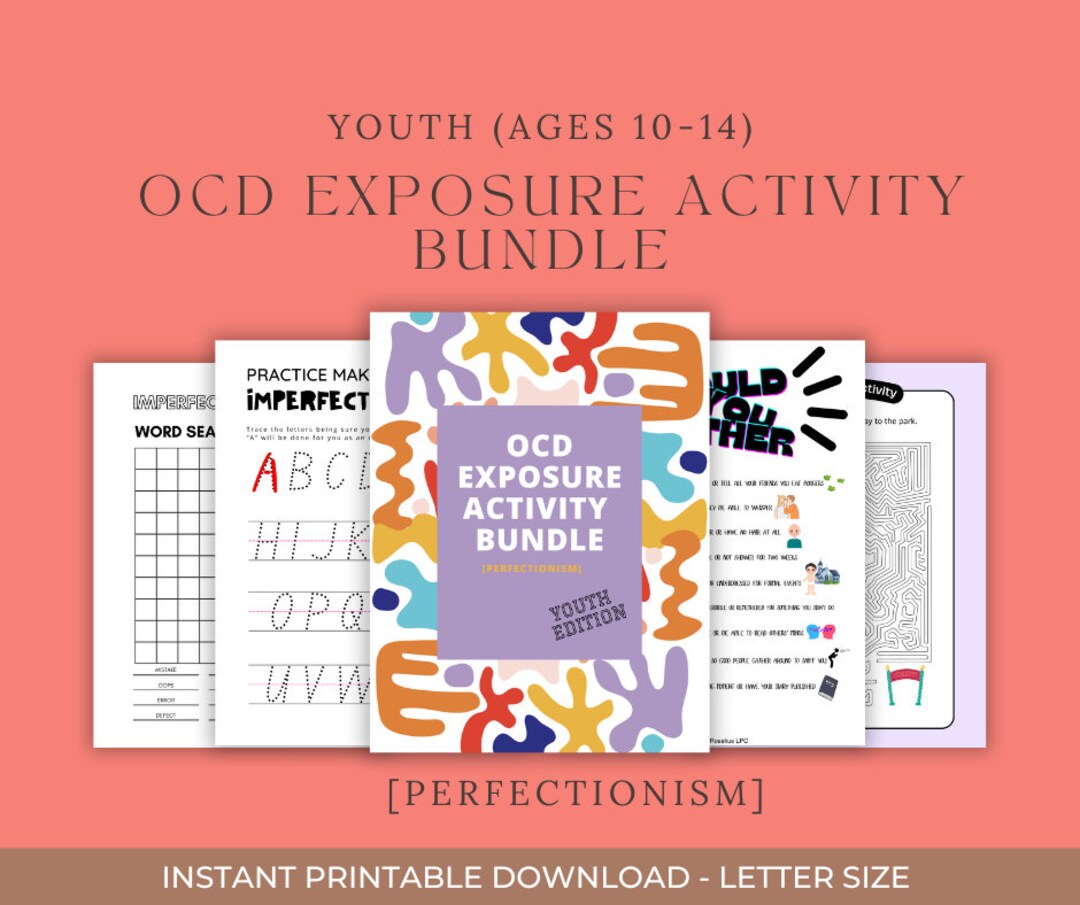 Youth OCD Exposure Bundle Perfectionism Digital Download Exposure ...