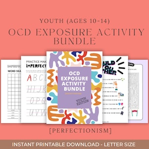 Youth Perfectionism OCD Exposure Activity Bundle (digital Download) - Etsy