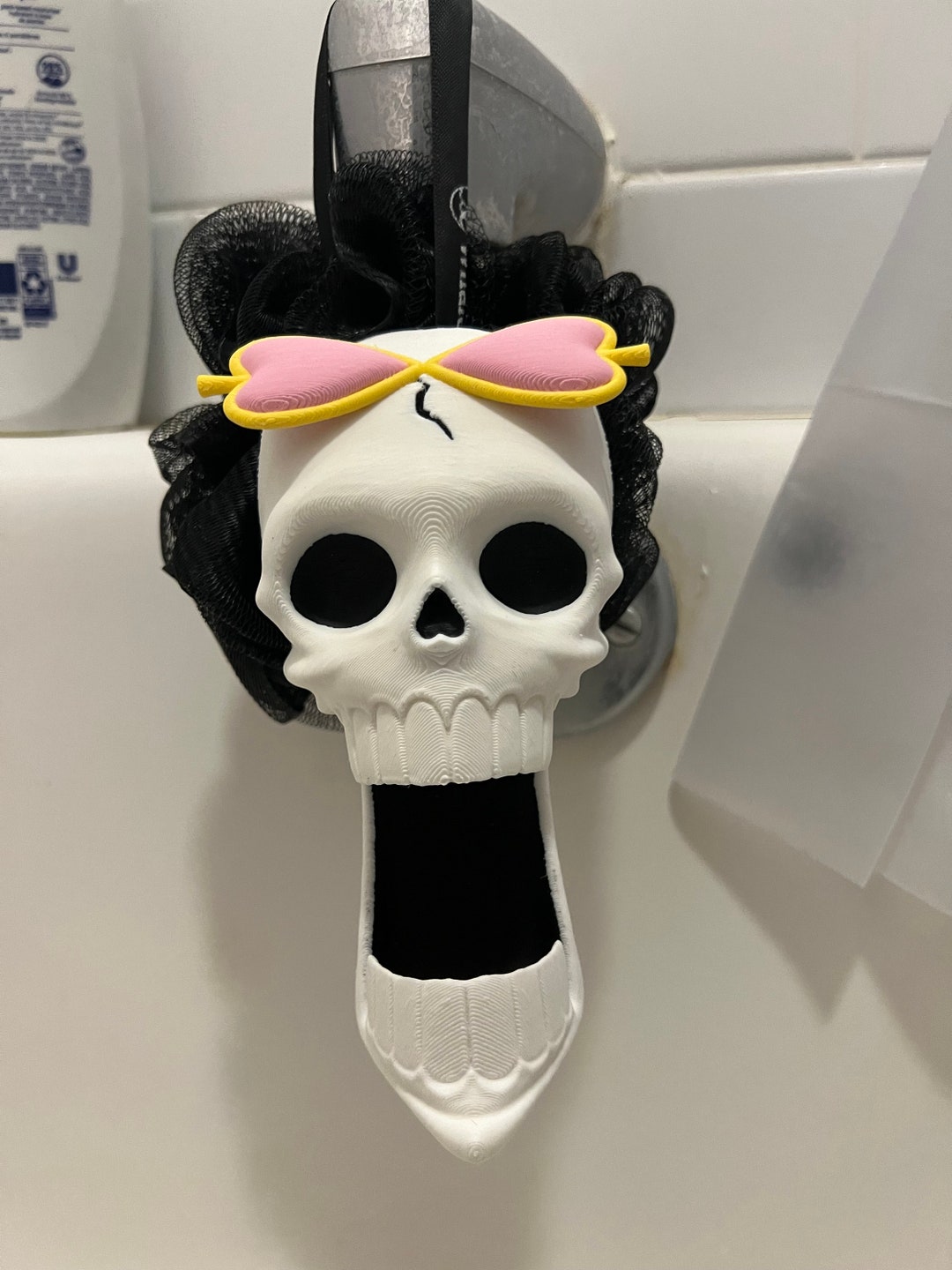 One Piece 3D Printed Brook Skull for Luffa - Etsy