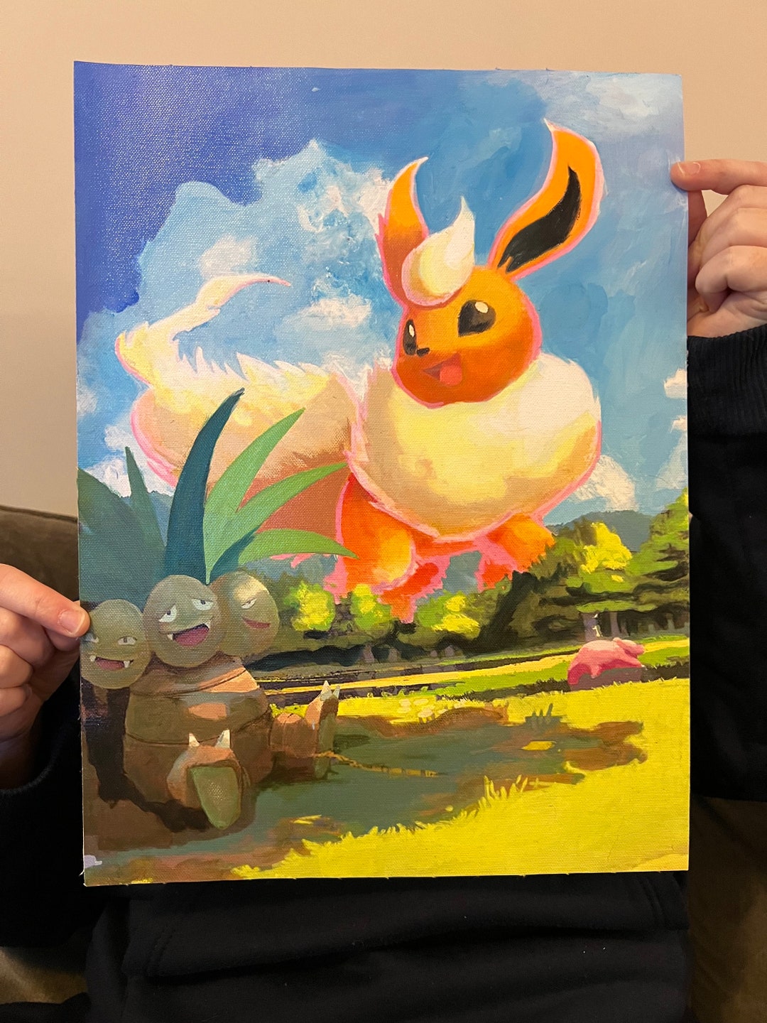 Pokemon Fan Art Oil Painting - Etsy