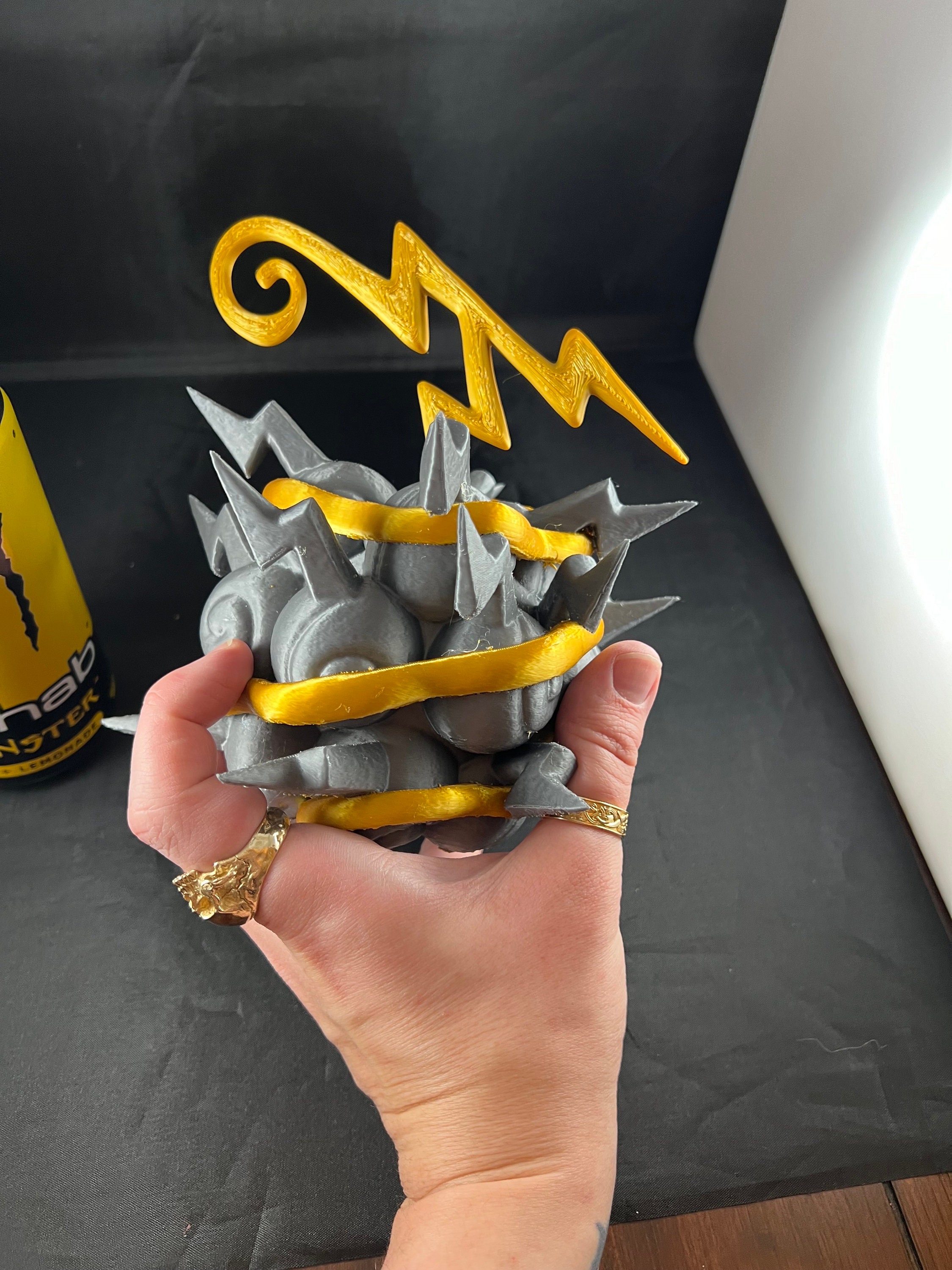 One Piece 3D Printed Devil Fruit Jiki Jiki No MI Eustass Kid Cosplay - Etsy