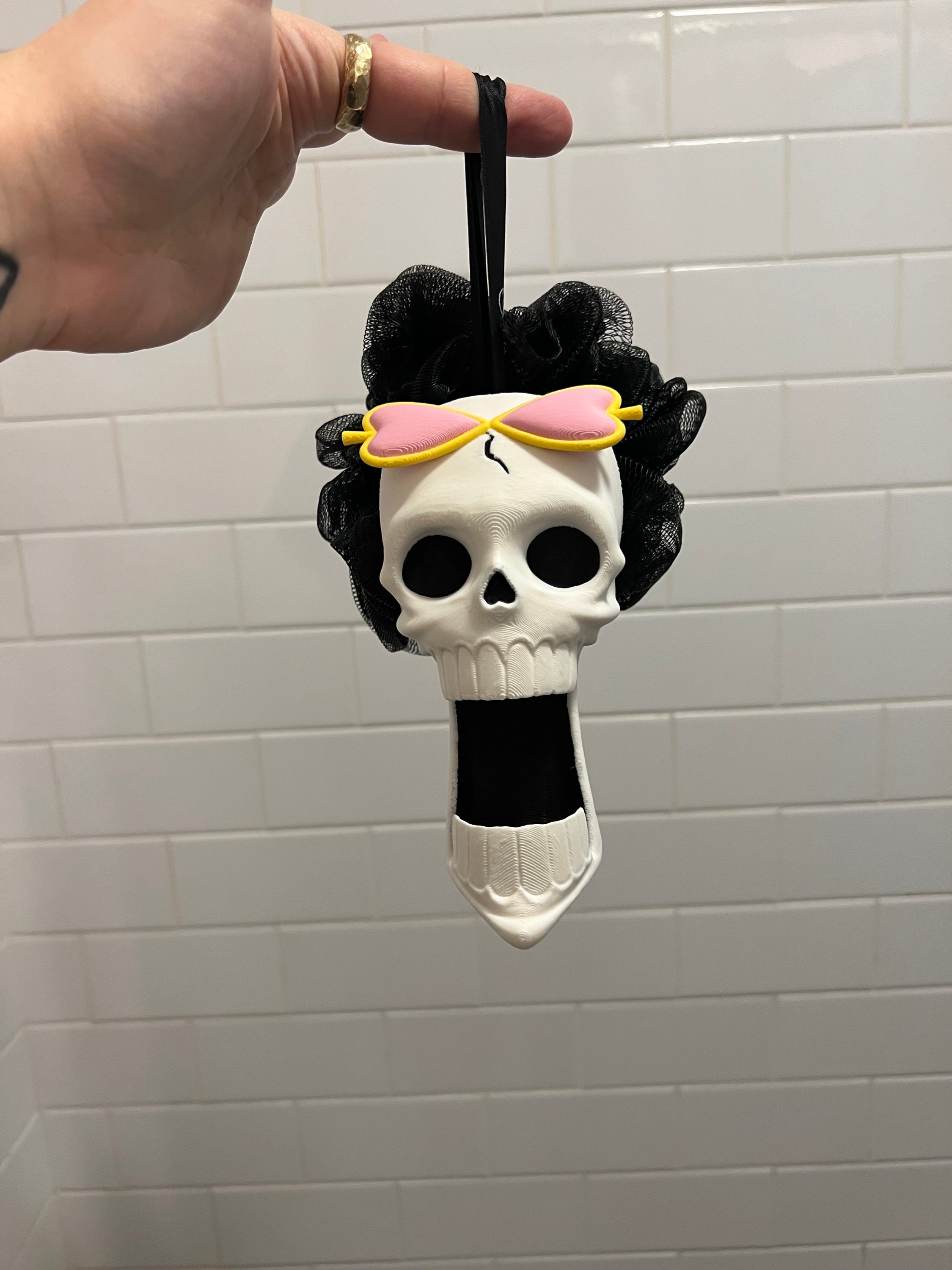 One Piece 3D Printed Brook Skull for Luffa - Etsy