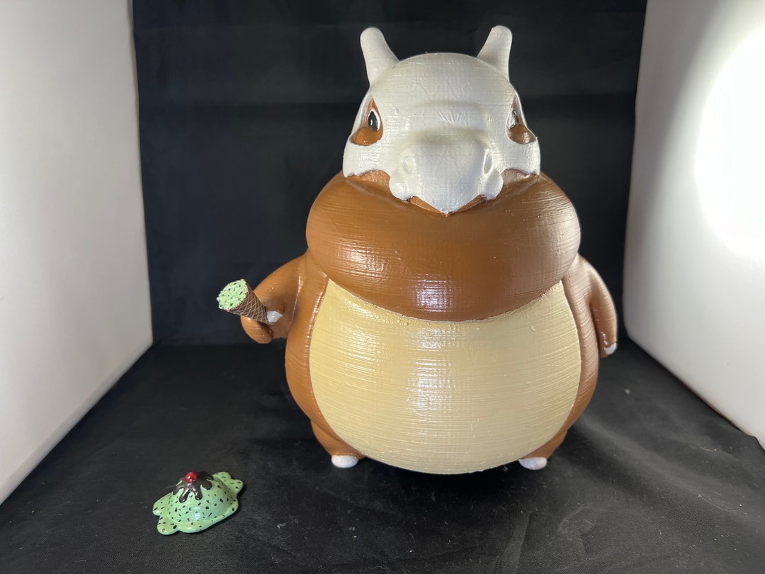 3D Printed Pokemon Fat Cubone - Etsy