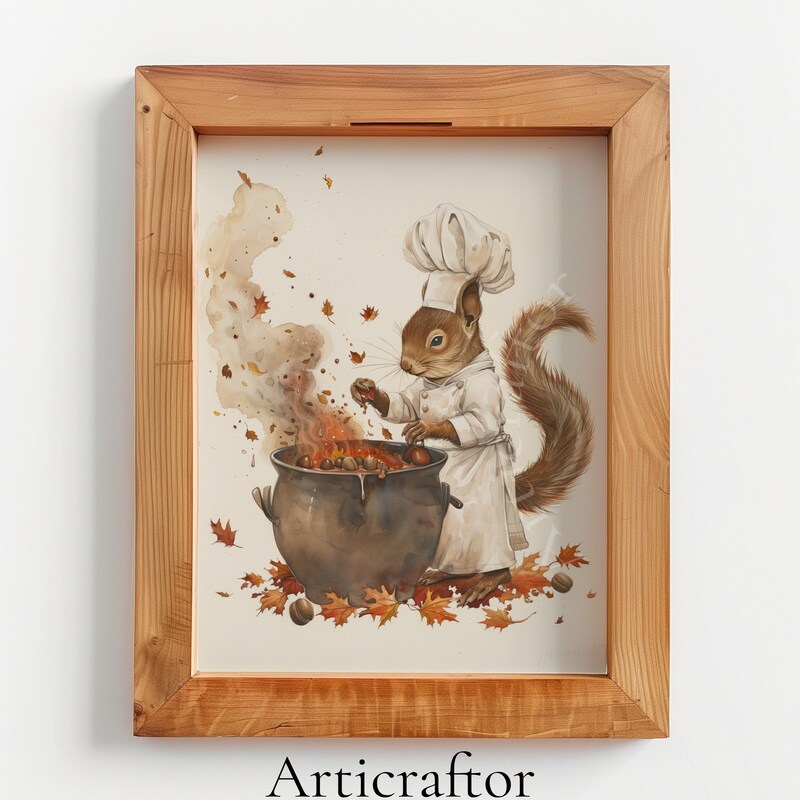 Kitchen Squirrel - Etsy