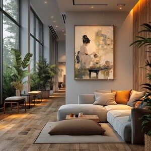 Japanese Tea Ceremony, Geisha Pouring Tea, Oriental Lanterns, Zen ...