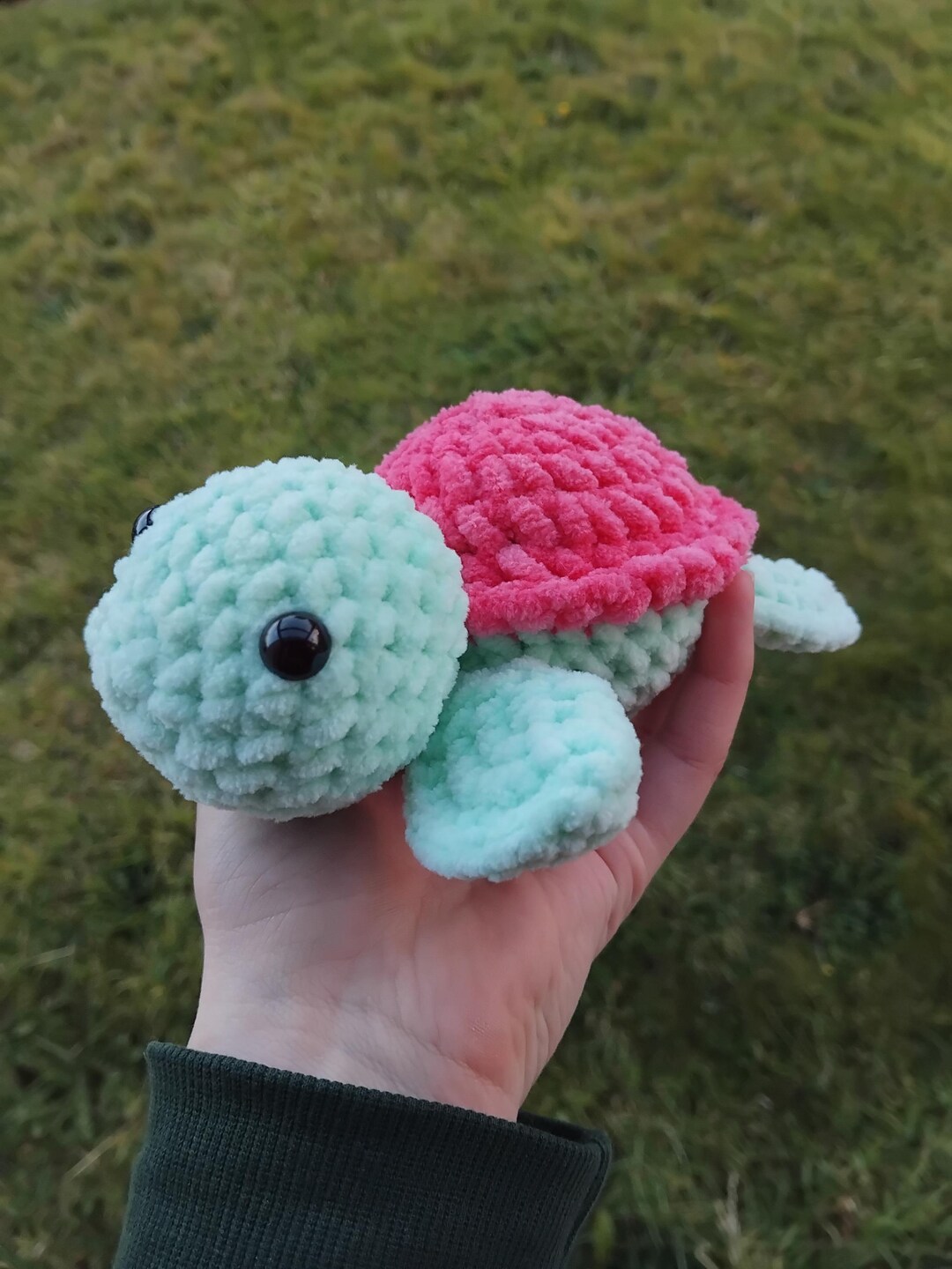 Crochet Small Turtle Plushie - Etsy