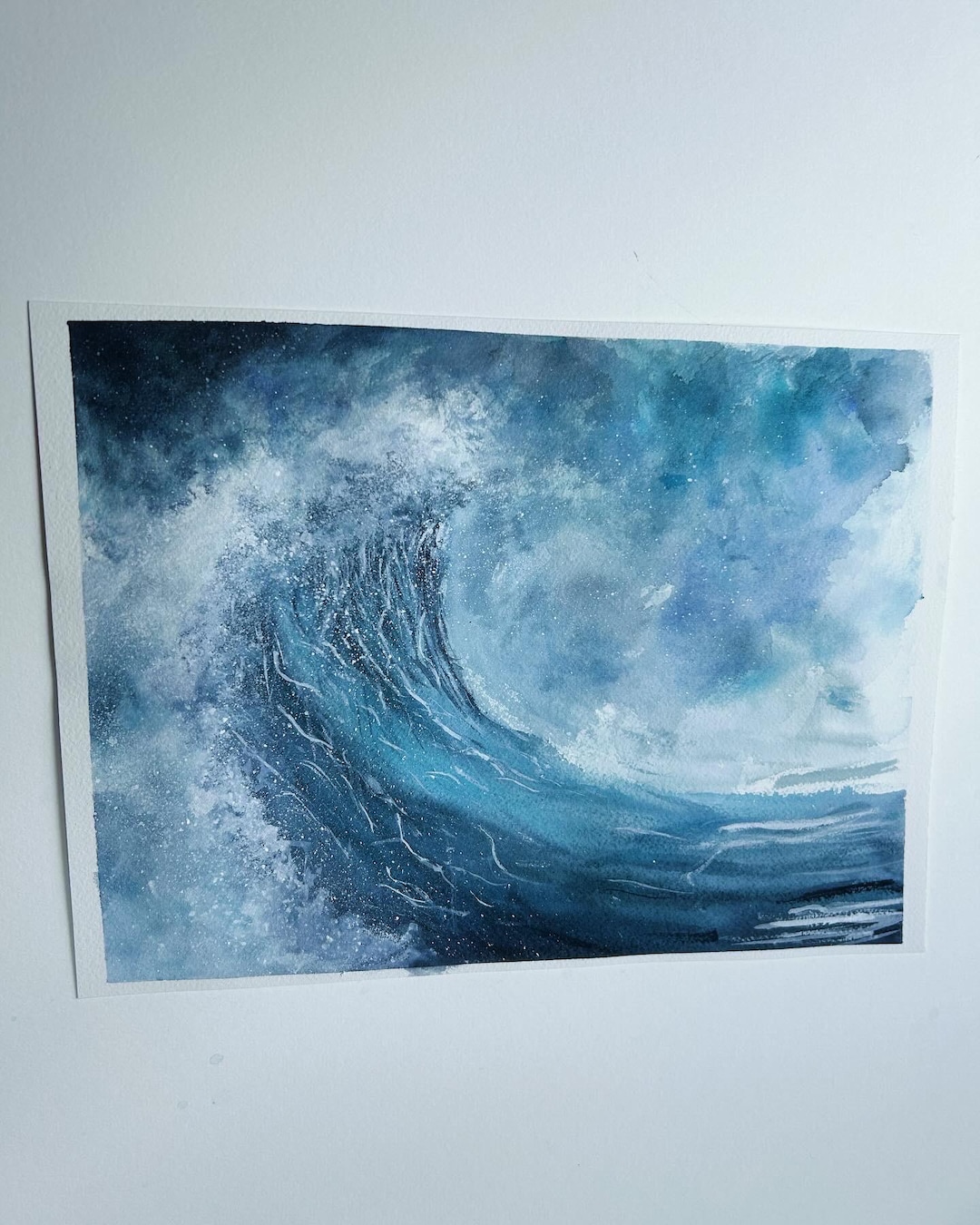 Video Tutorial How to Paint Waves Step by Step Real Time - Etsy