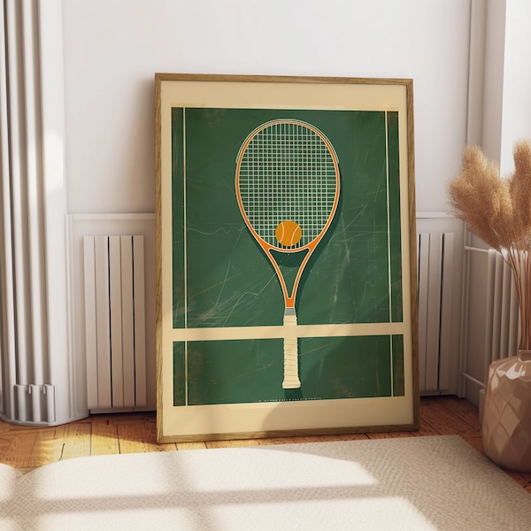 Framed Art Tennis - Etsy