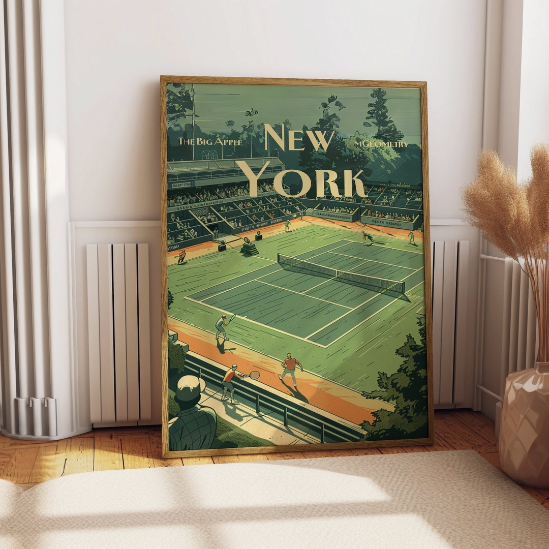 Vintage Tennis Wall Art Print | Tennis Print | Tennis Poster - Etsy