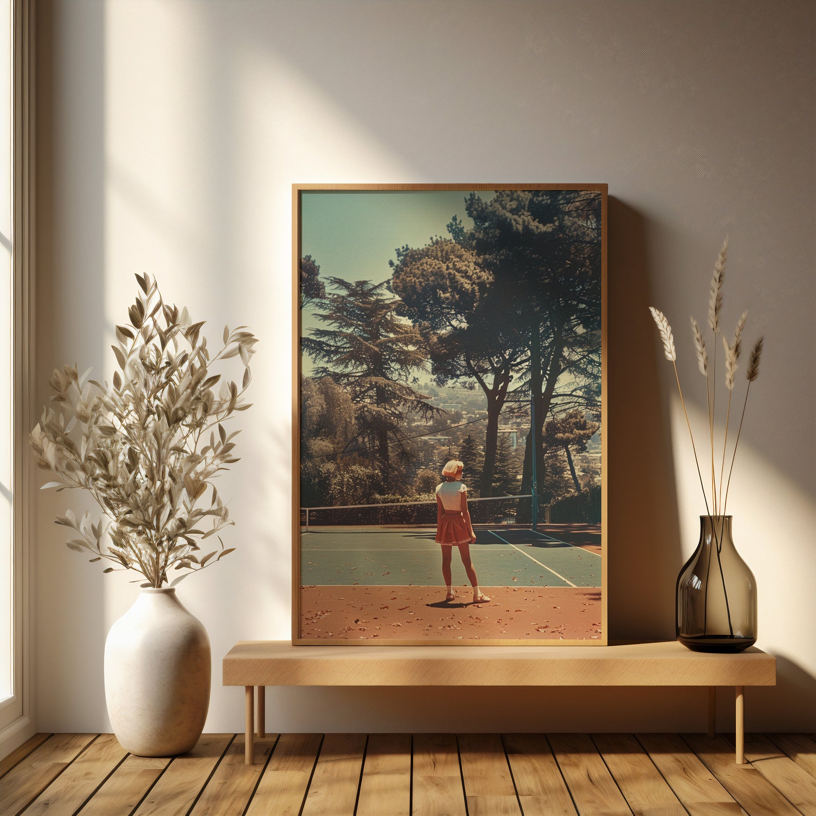 Vintage Tennis Wall Art Print Tennis Print Tennis Poster 70's Tennis ...