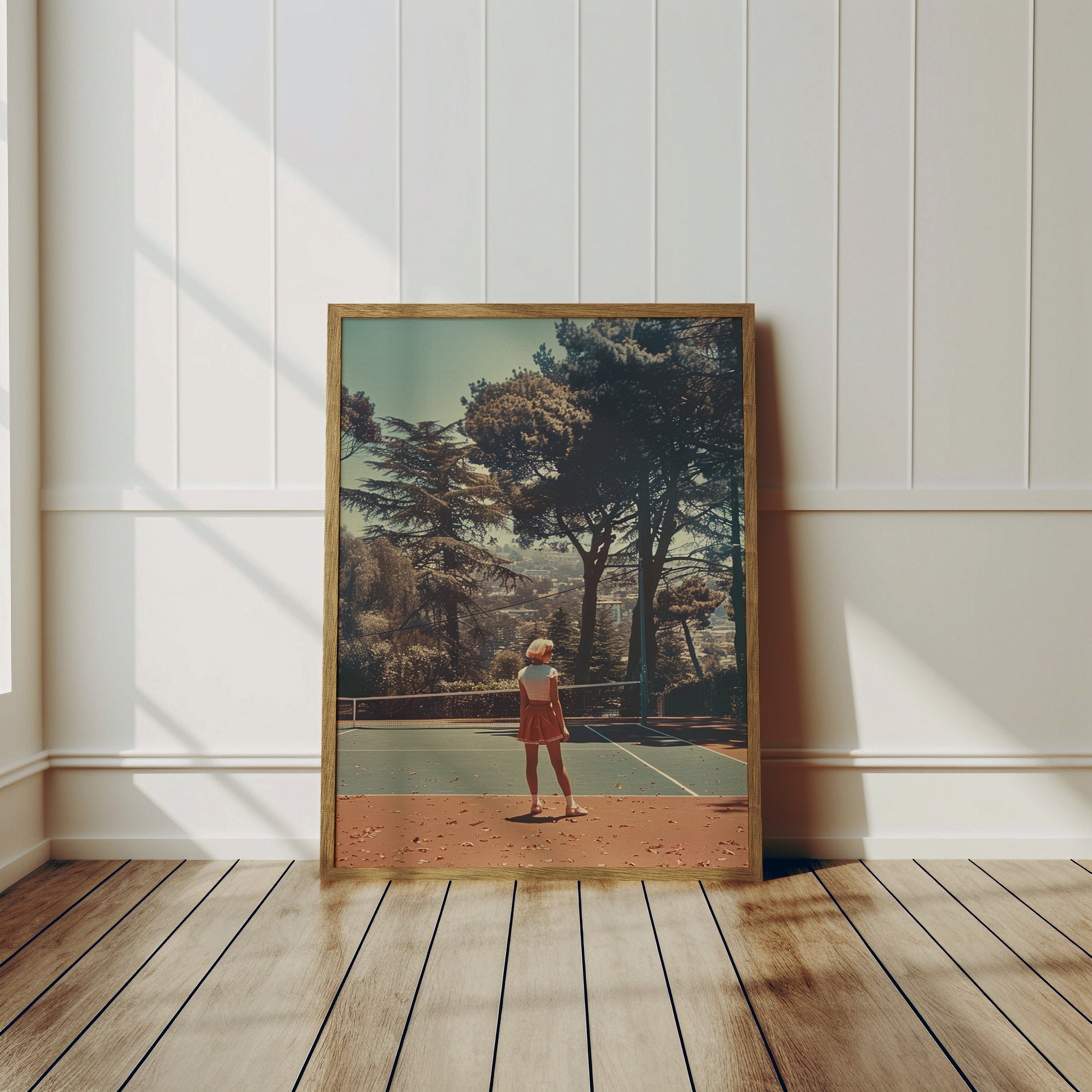 Vintage Tennis Wall Art Print Tennis Print Tennis Poster 70's Tennis ...