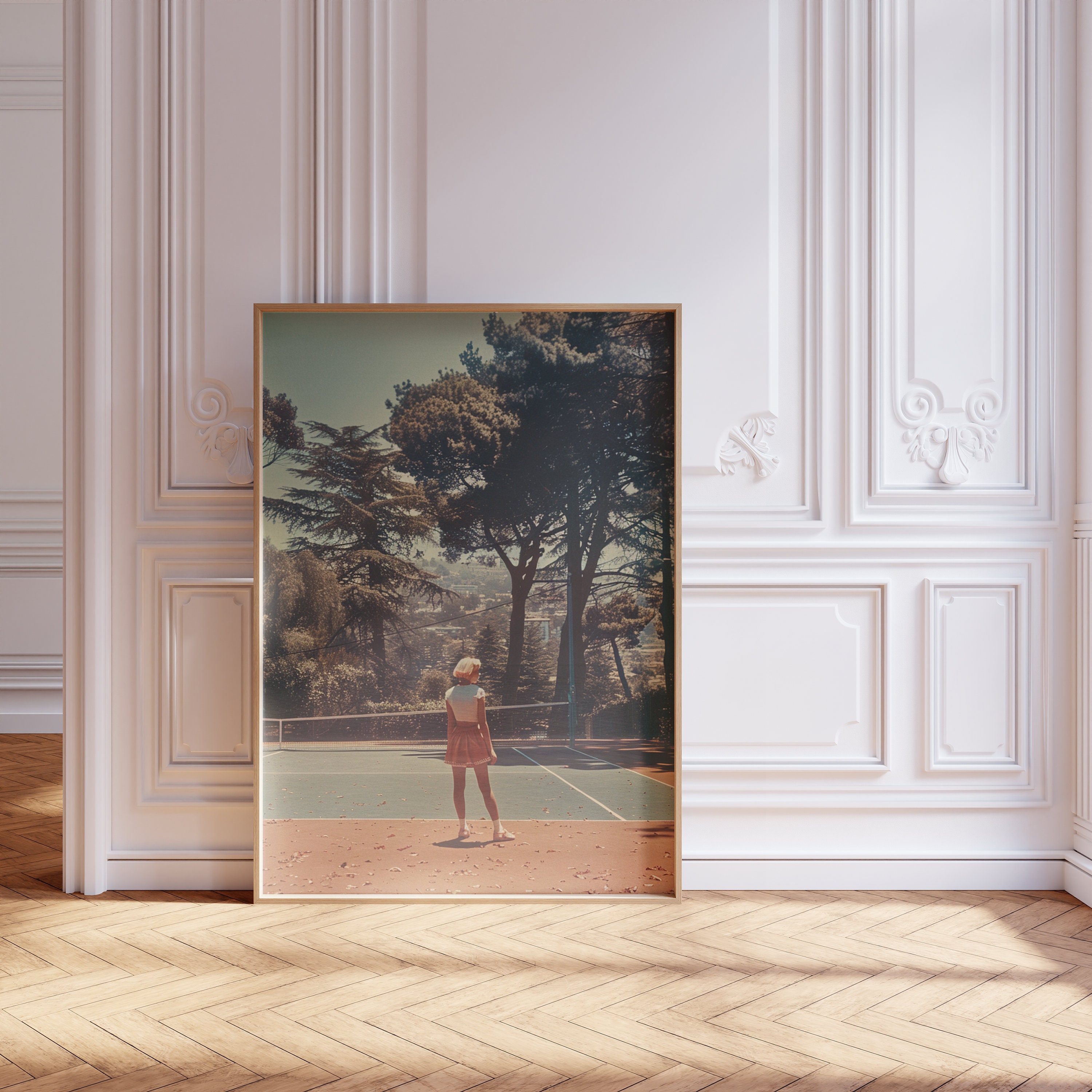 Vintage Tennis Wall Art Print Tennis Print Tennis Poster 70's Tennis ...