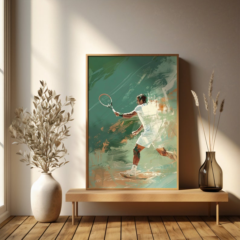 Framed Tennis Wall Art Assembled & Ready to Hang - Etsy