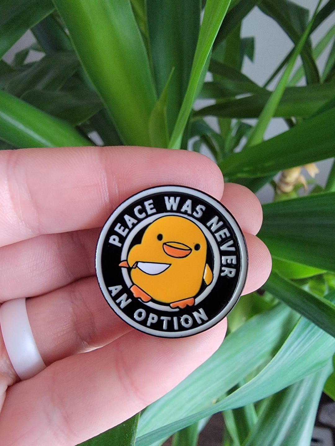 Enamel Pin, Funny Pin, Dark Humor, Enamel Pins, Accessories, Duck Pin ...
