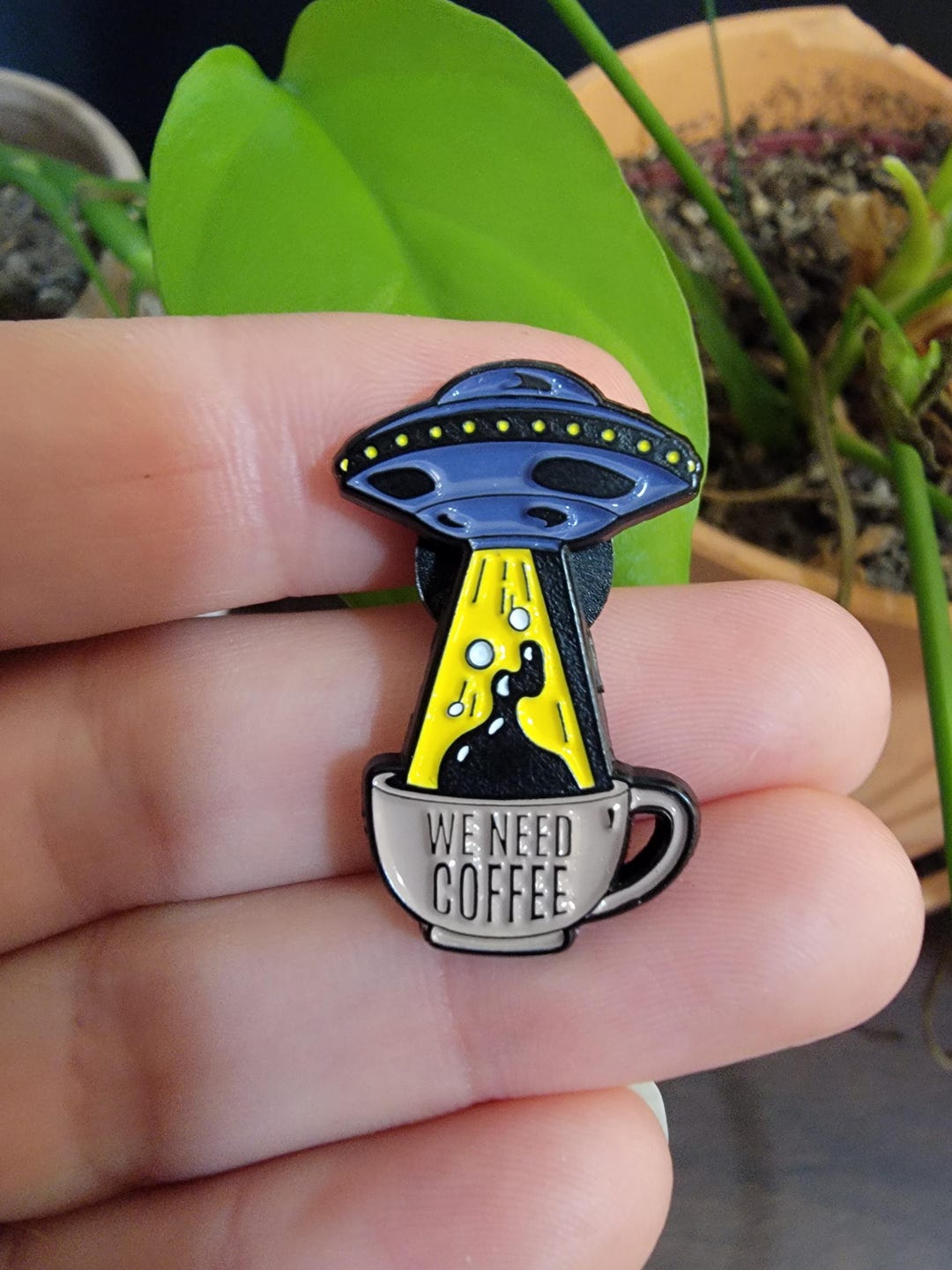 Alternative Enamel Pin, Enamel Pin, Cute Pin, Coffee Pin, Coffee Lover ...