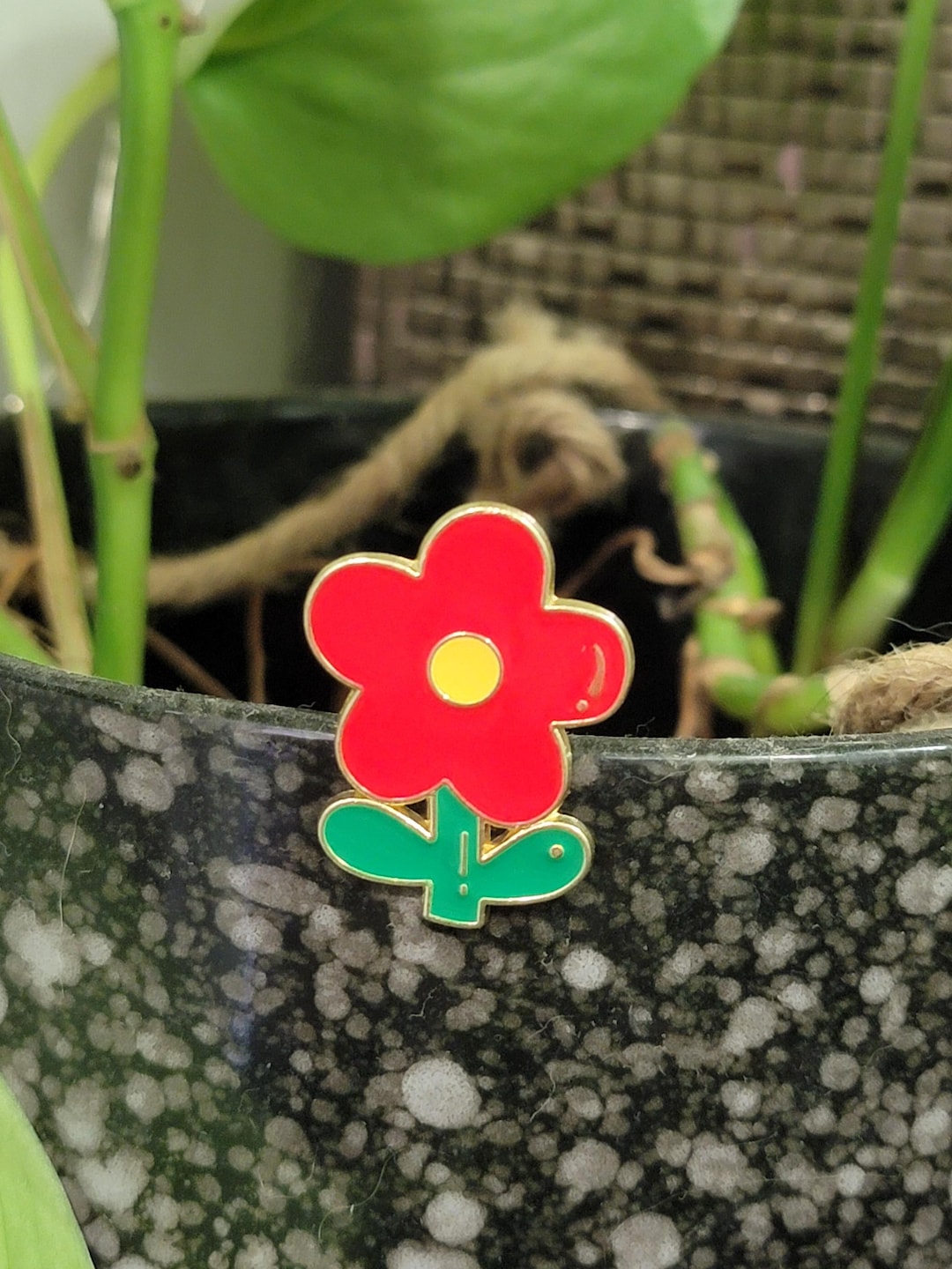 Alternative Pin,flower Pin, Flower, Plant Gift, Plant Lover, Cute ...