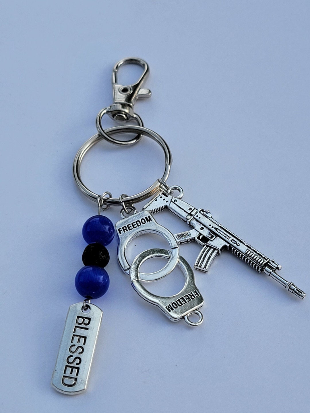 Police Keychain, Leo Keychain, First Responder Keychain, Handmade ...