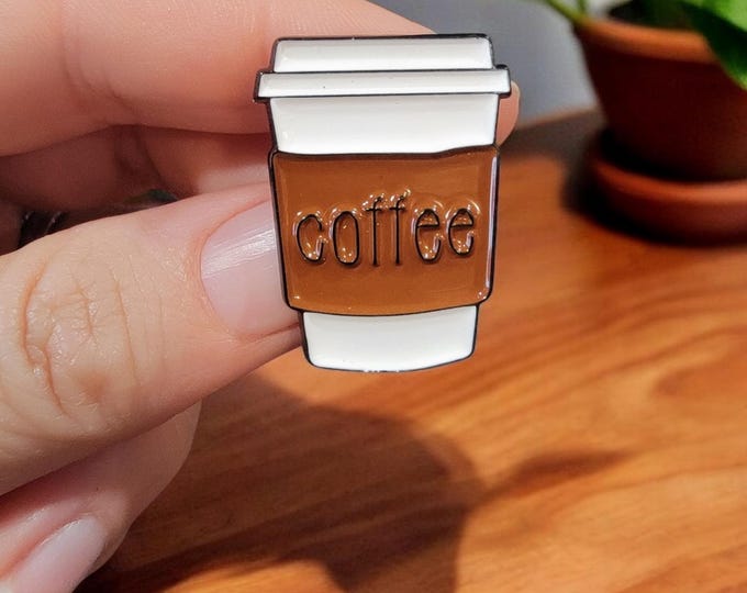 Coffee Cup Boi Enamel Pin - Etsy