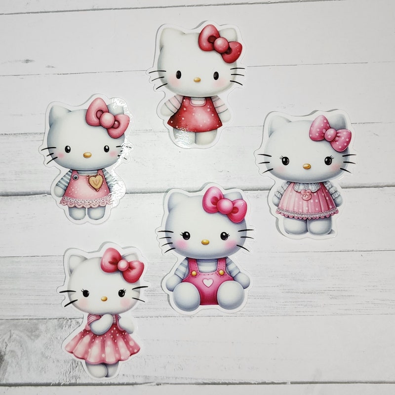 Helllo Kitty Stickers - Etsy