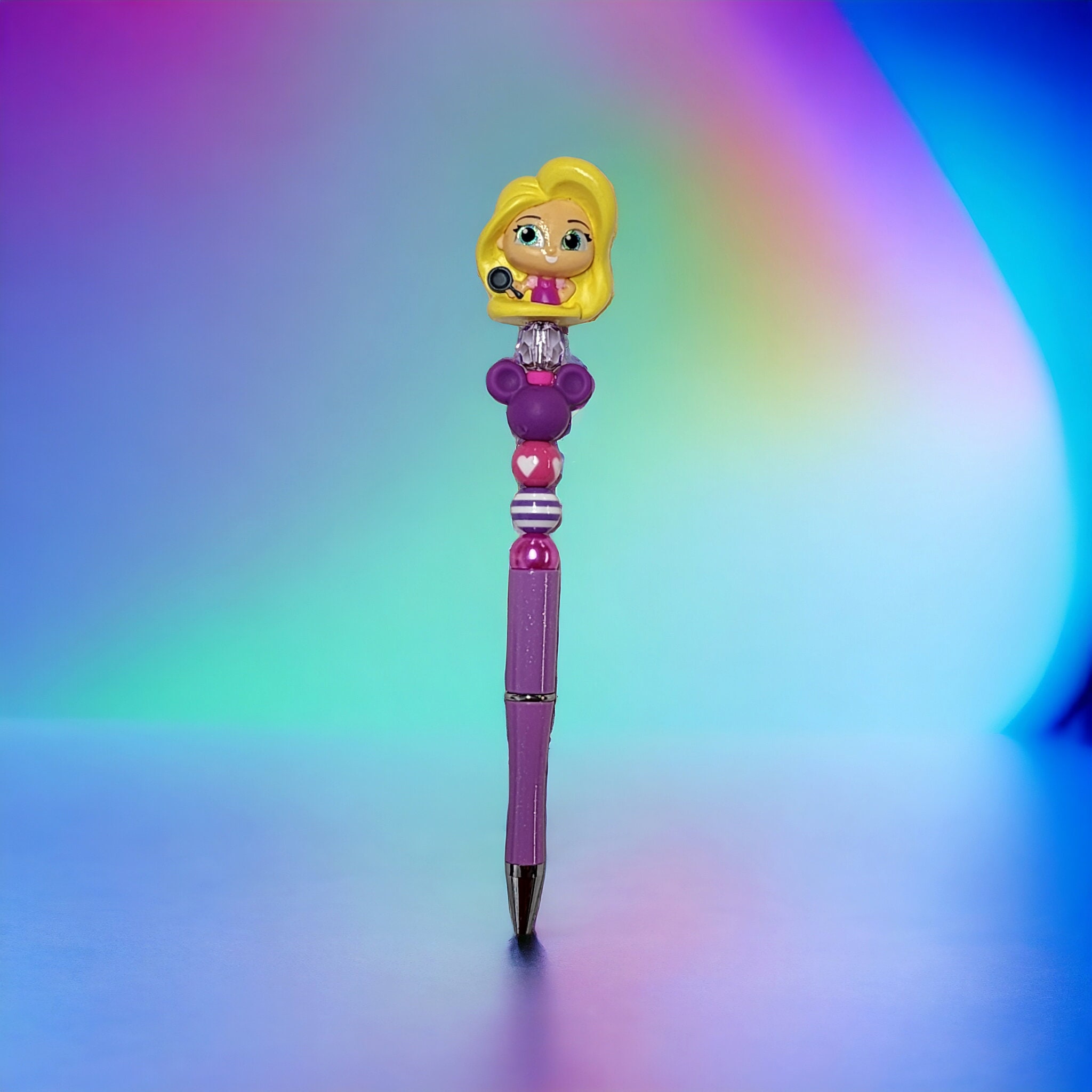 Tangled Inspired Doorable Pen, Rapunzel Pen, Flynn Ryder, Pascal - Etsy