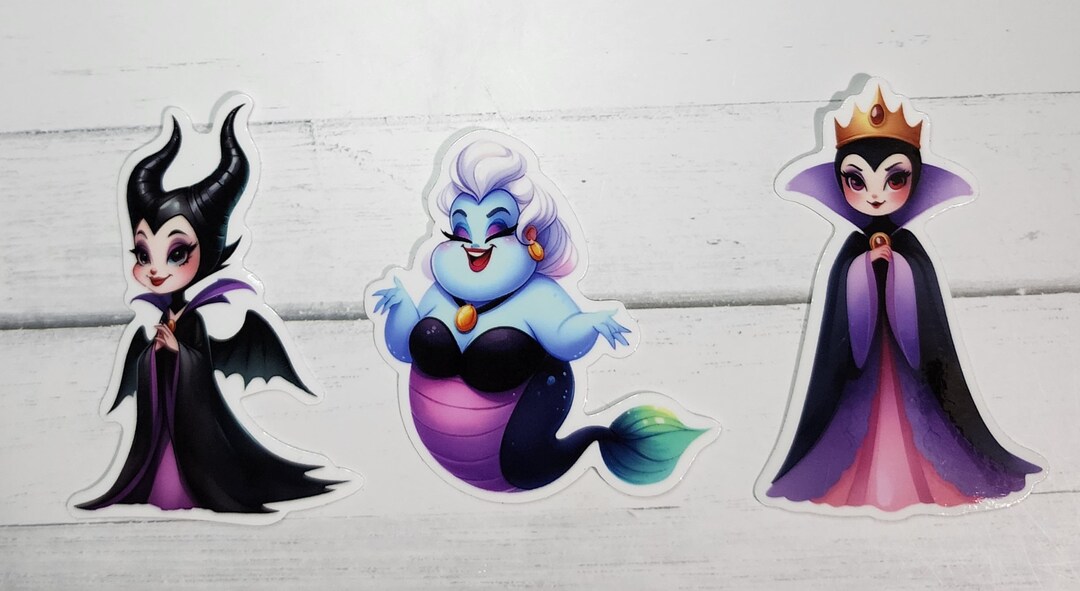 Villain Stickers, Queen Stickers, Maleficent Stickers, Evil Queen ...