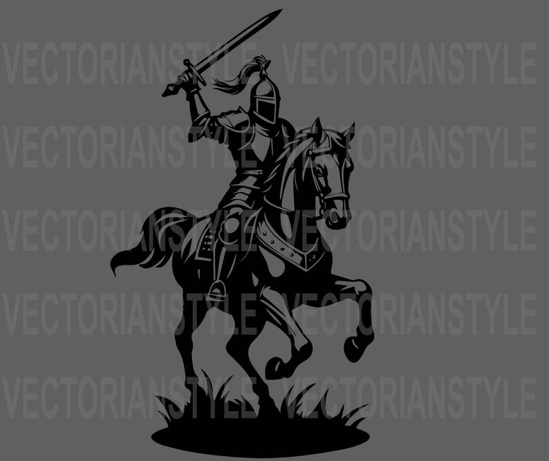 INSTANT Download. Knight Svg, Dxf, Png, Pdf, Eps Files for Cutting ...