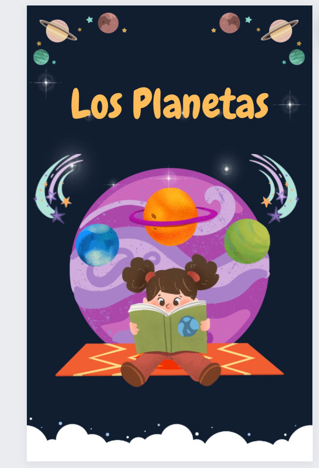 Tarjetas De Los Planetas En Español para Imprimir Y Laminar - Etsy