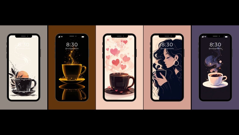 Coffee Wallpaper for Coffee Lover, iPhone and iPad Lock Screen, Coffee ...