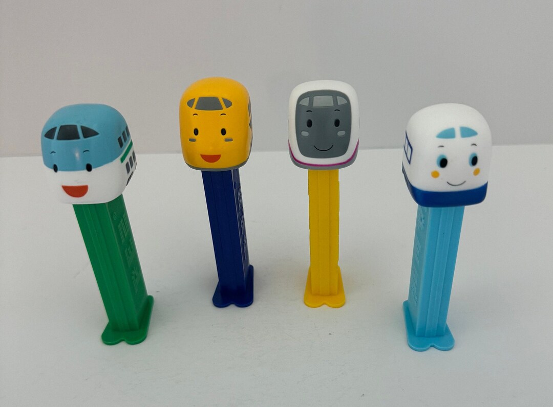 PEZ Shinkansen Bullet Train Set Dispensers - Etsy