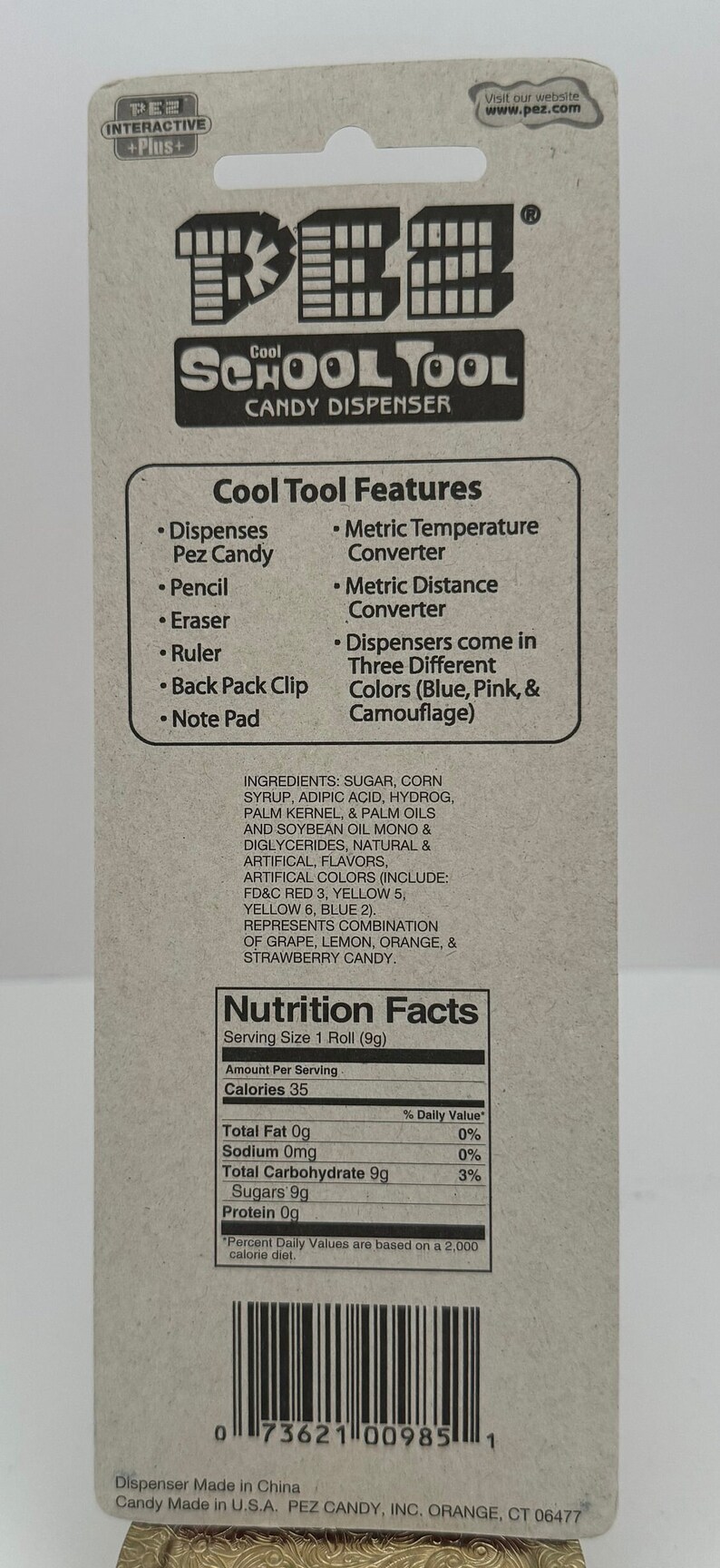 PEZ 2004 Sealed Pink School Tool Dispenser and Candy - Etsy