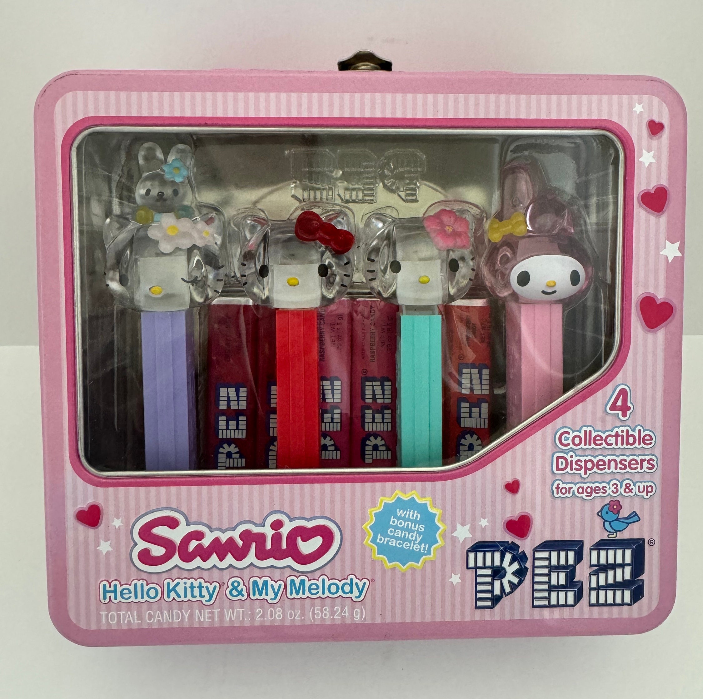 PEZ Sanrio Hello Kitty and My Melody Dispensers in Tin - Etsy