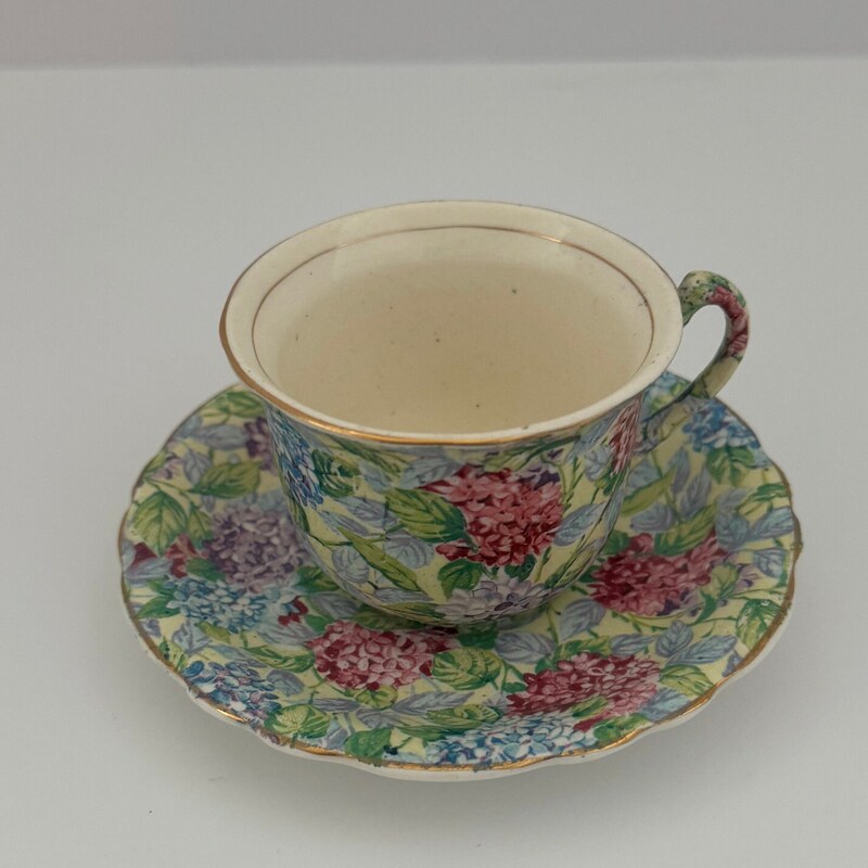 Hydrangea Tea Cup - Etsy