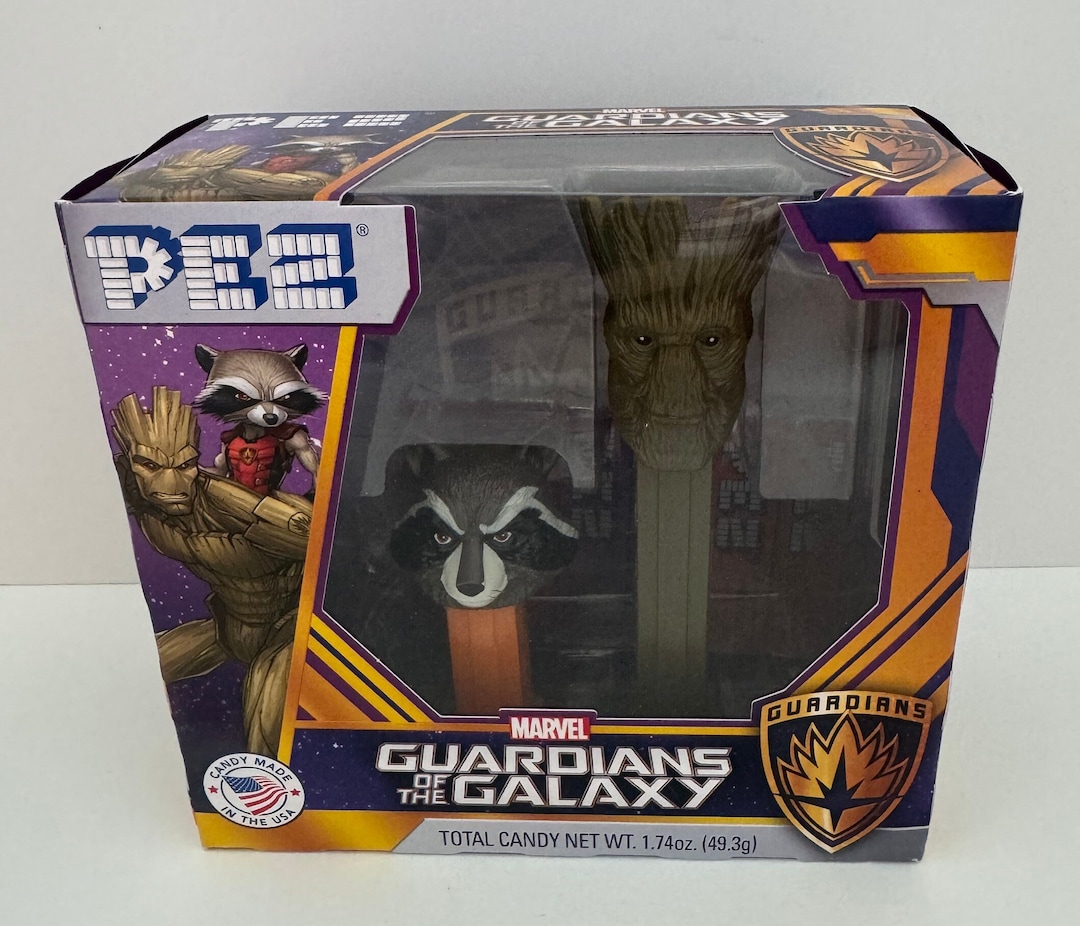 PEZ Marvel Guardians of the Galaxy Dispensers and Candy - Etsy