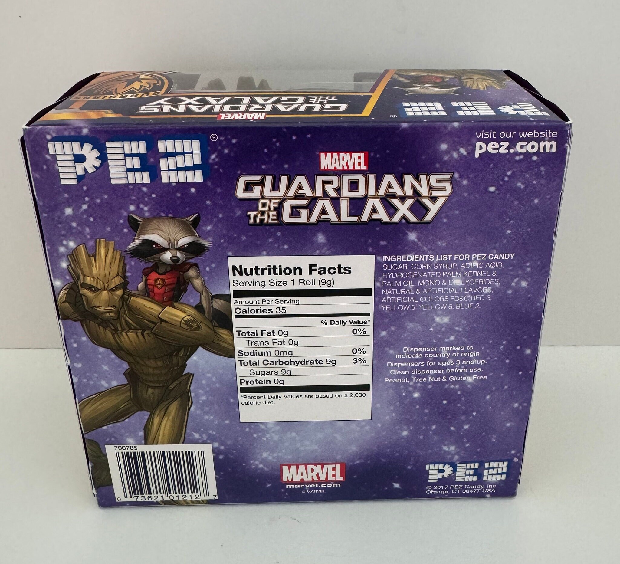 PEZ Marvel Guardians of the Galaxy Dispensers and Candy - Etsy