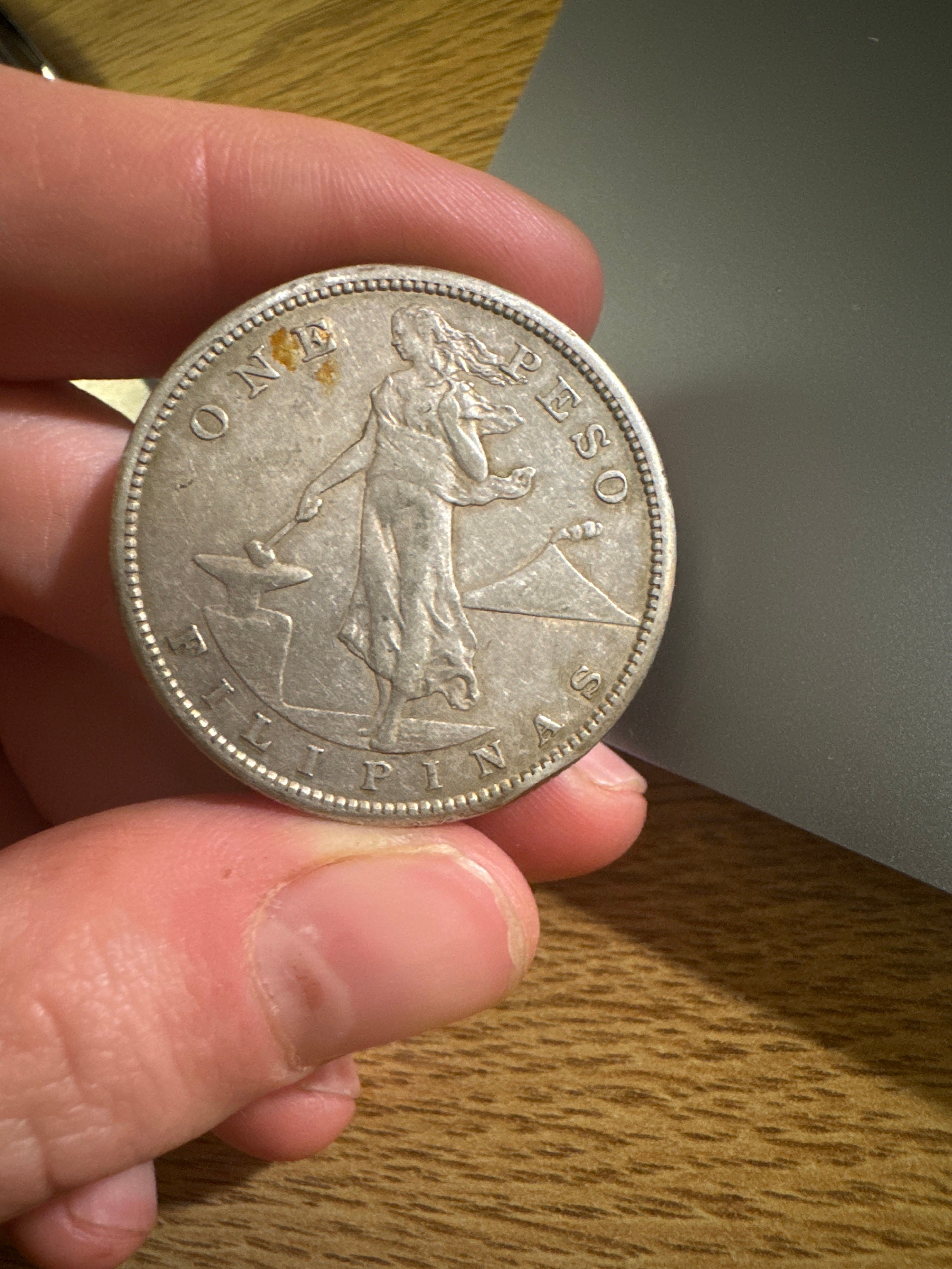 1909 Philippines Silver Peso Silver World Coin - Etsy