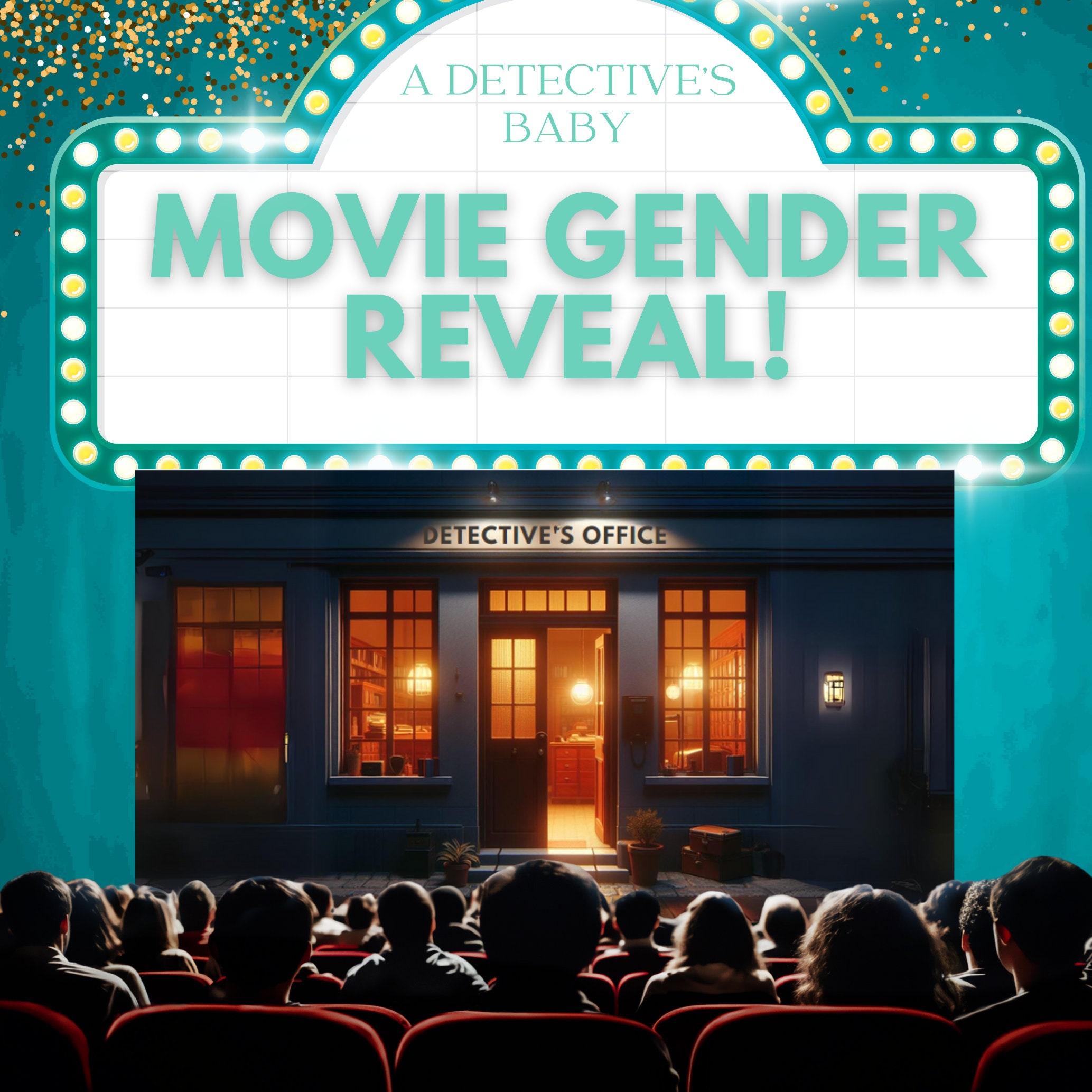 Mystery Gender Reveal Video Announcement |gender Reveal Movie Party ...