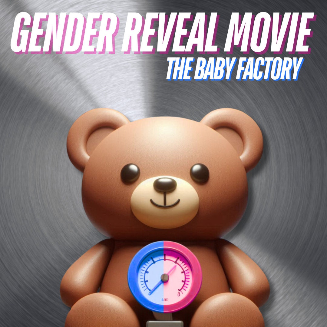 Gender Reveal Video Announcement Gender Reveal Movie Party Gender ...