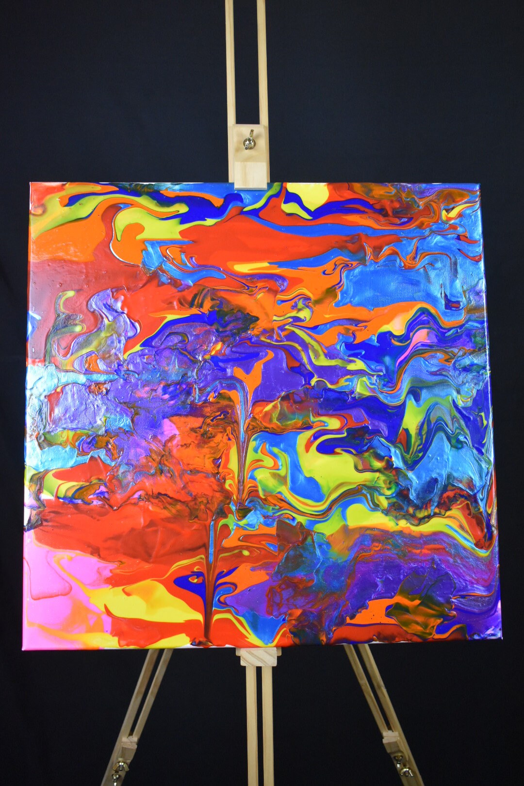Unique: Handmade Acrylic Painting revival Abstract Wall & Home ...